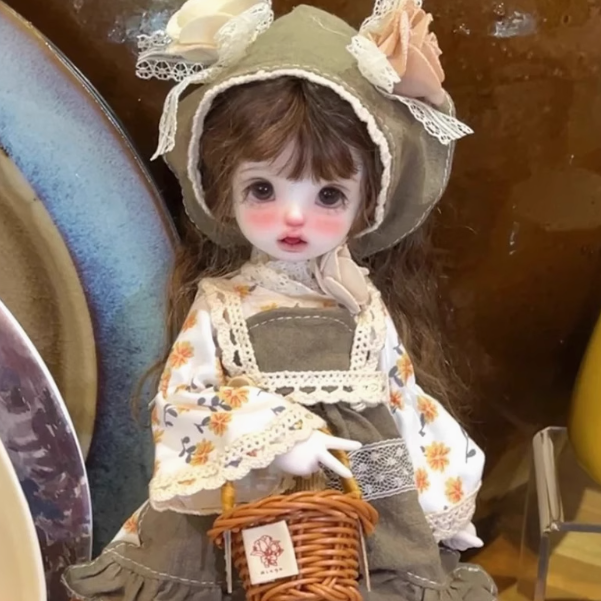 BJD Carol - 1/6 Original BJD Female Doll with Nude Body, SD Figurine – Uniplushdoll