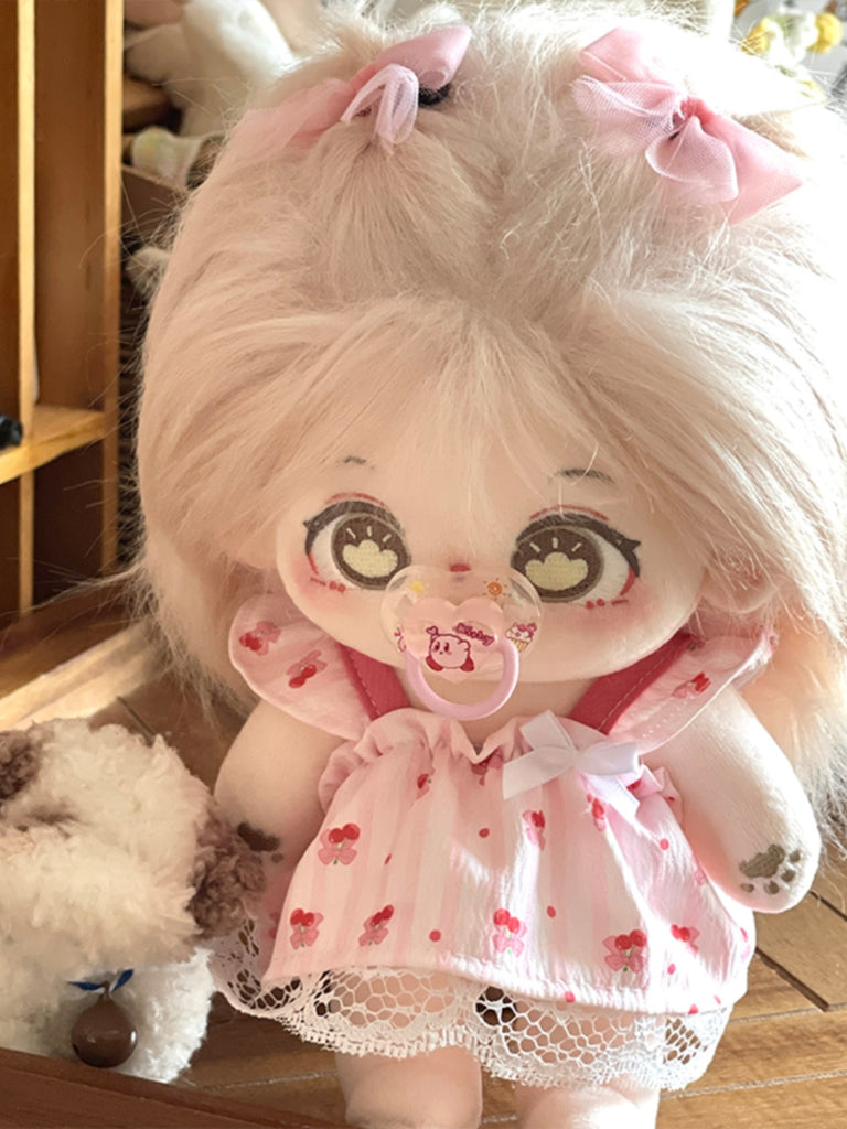 Uni Plush Doll Girl’s Pink Skirt 20cm Plush Cotton Doll Clothes ...