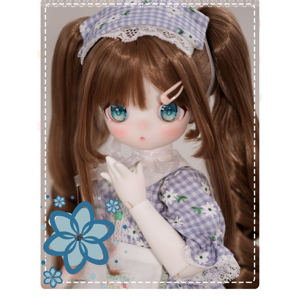 BJD Bear Girl- U1245 Anime-Style , Optional Human Body or Bear Body, B ...